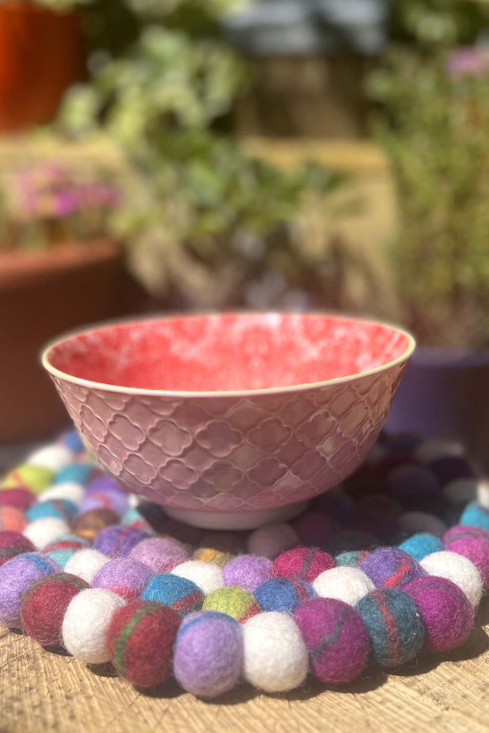 Wicked Dragon Clothing - Handmade wool felt ball mat