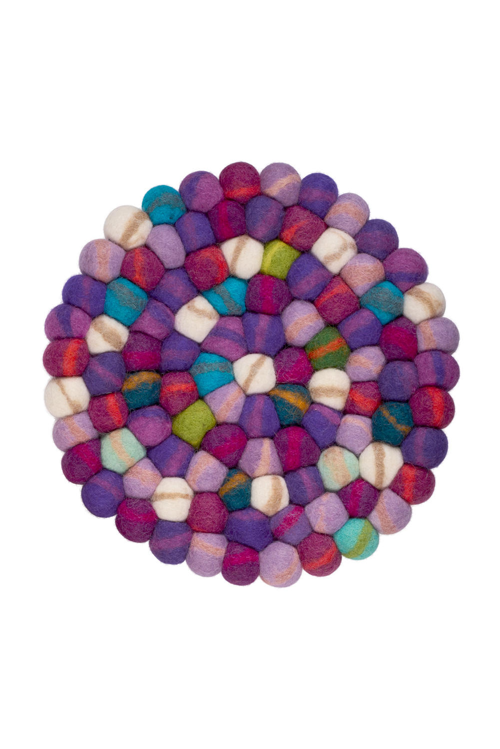 Wicked Dragon Clothing - Handmade wool felt ball mat