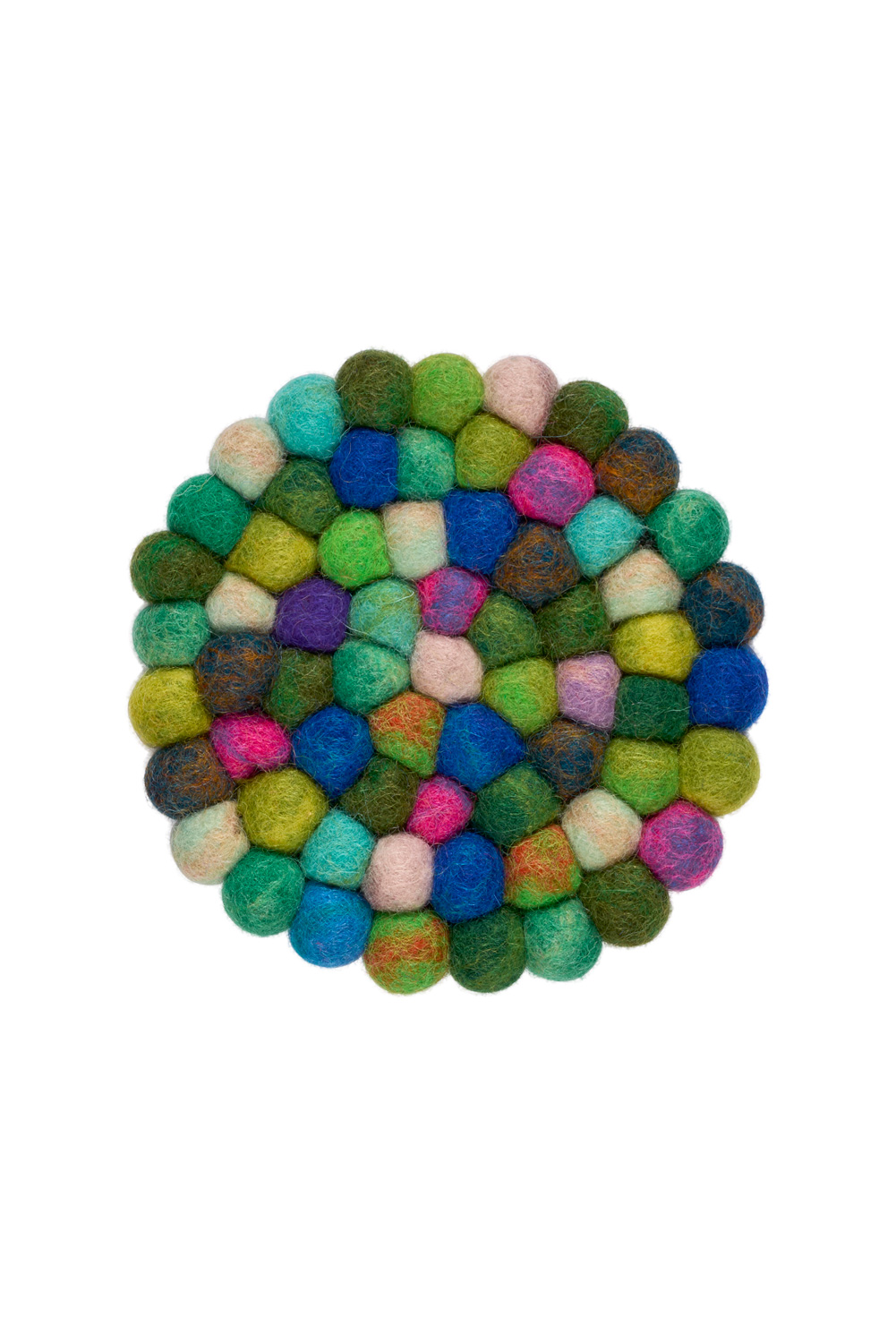 Wicked Dragon Clothing - Handmade wool felt ball coaster