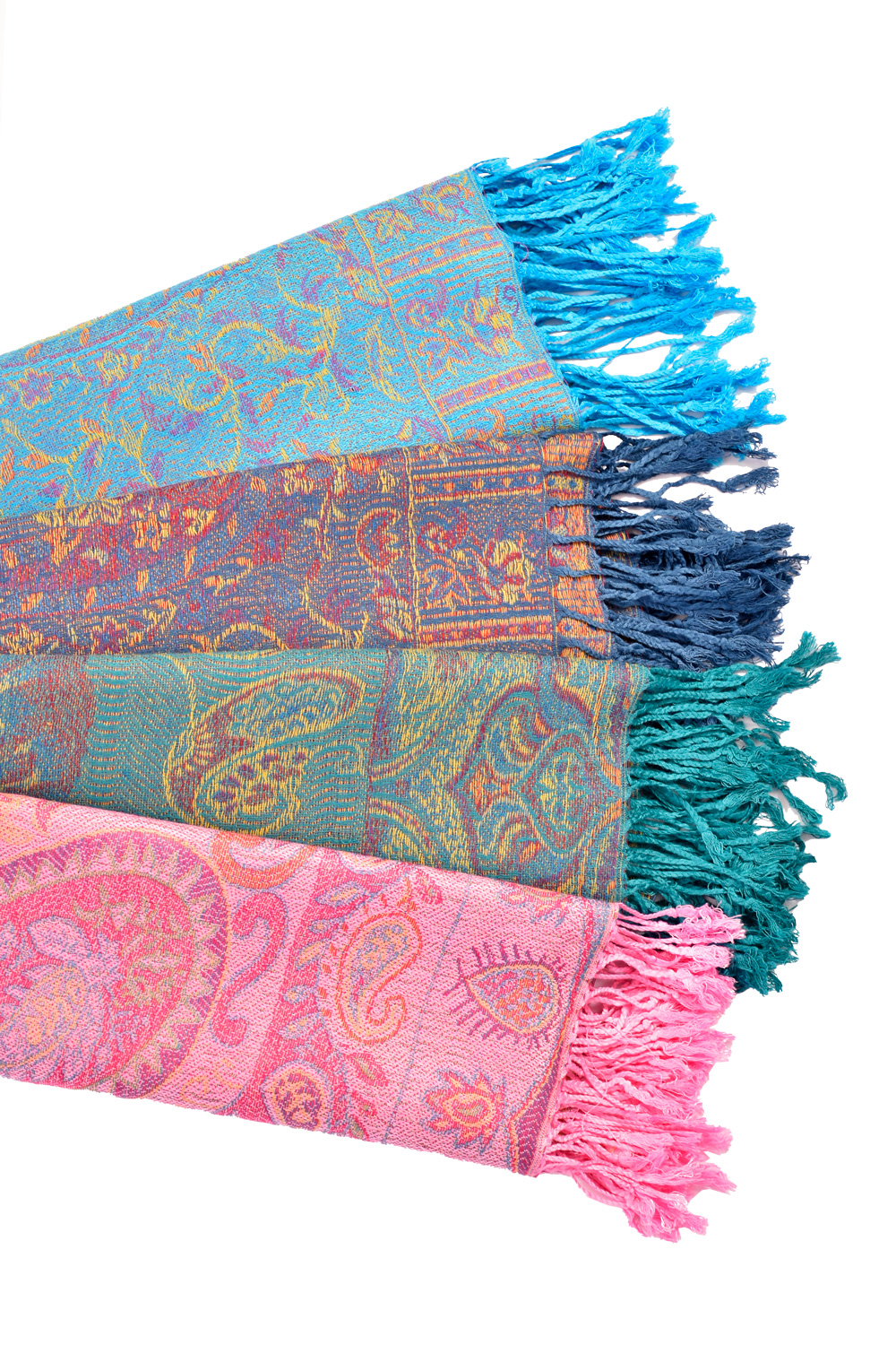 Wicked Dragon Clothing - Colourful paisley 'pashmina' style scarf