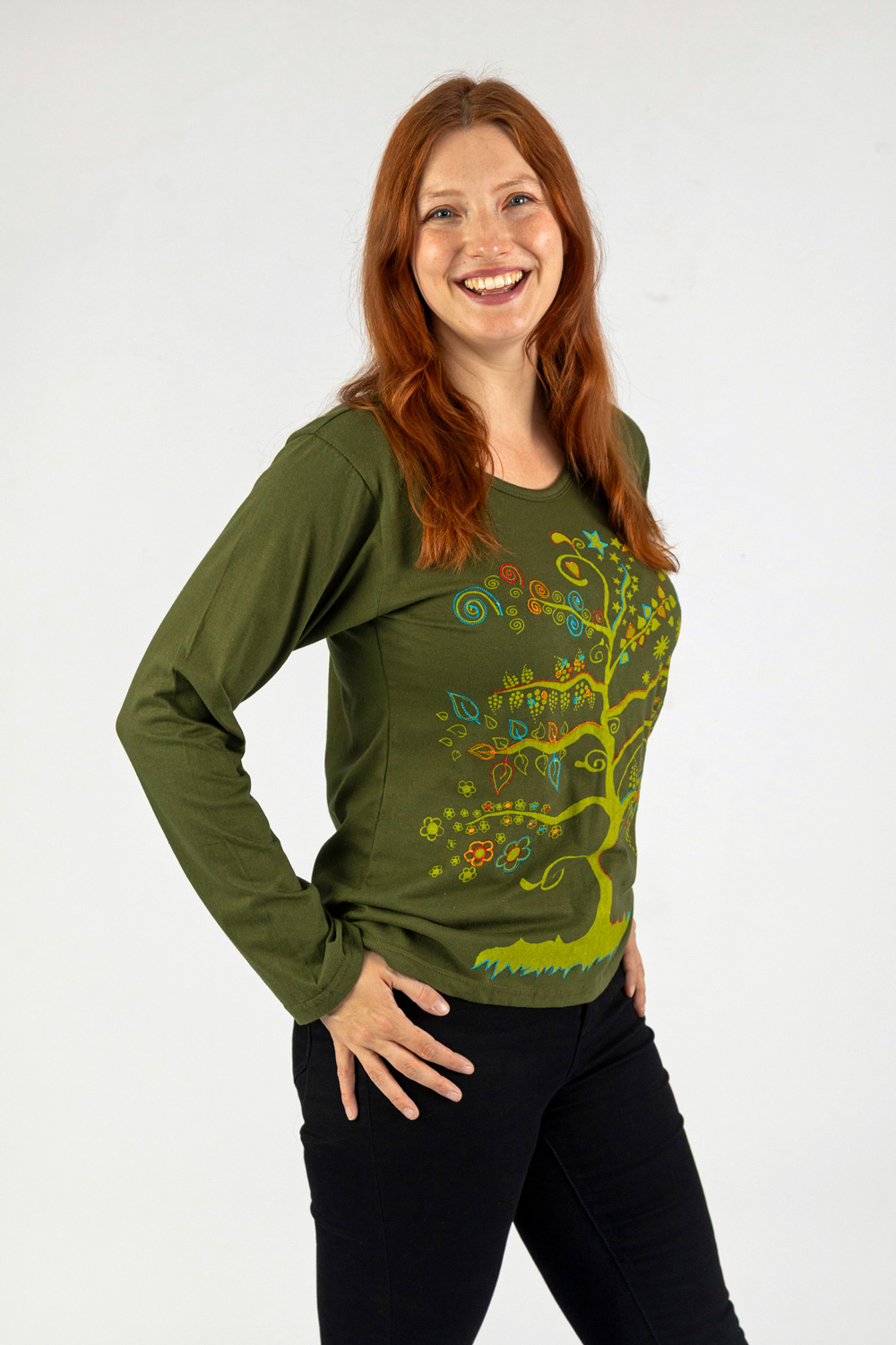 Wicked Dragon Clothing - Brogan tree of life top