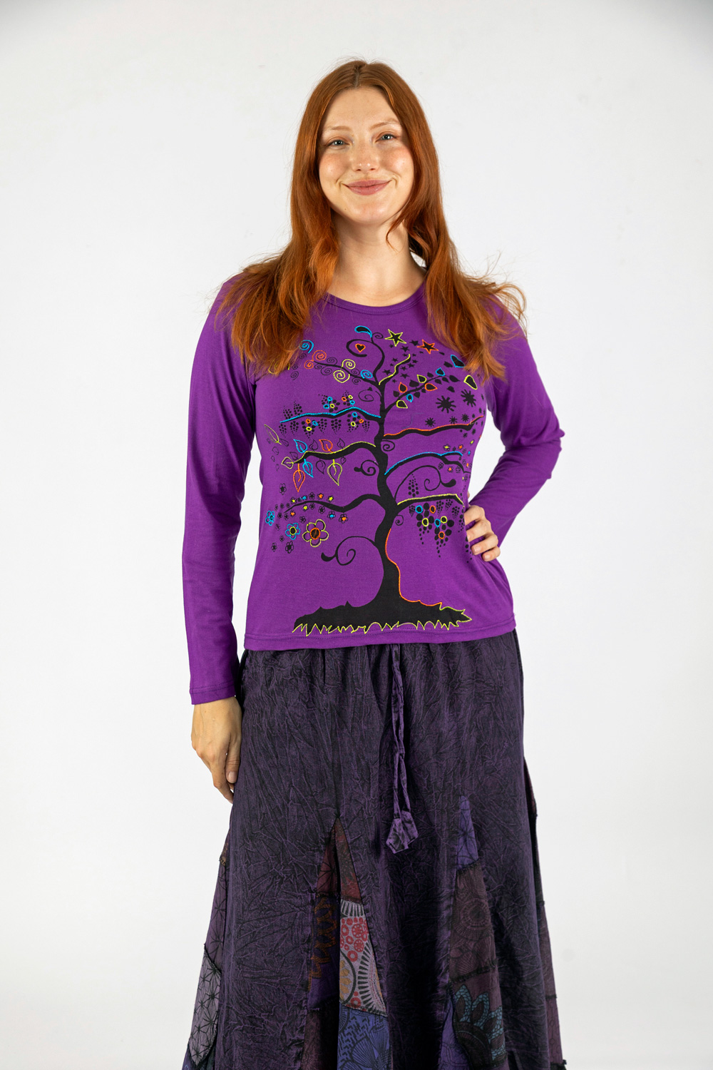 Wicked Dragon Clothing - Brogan tree of life top