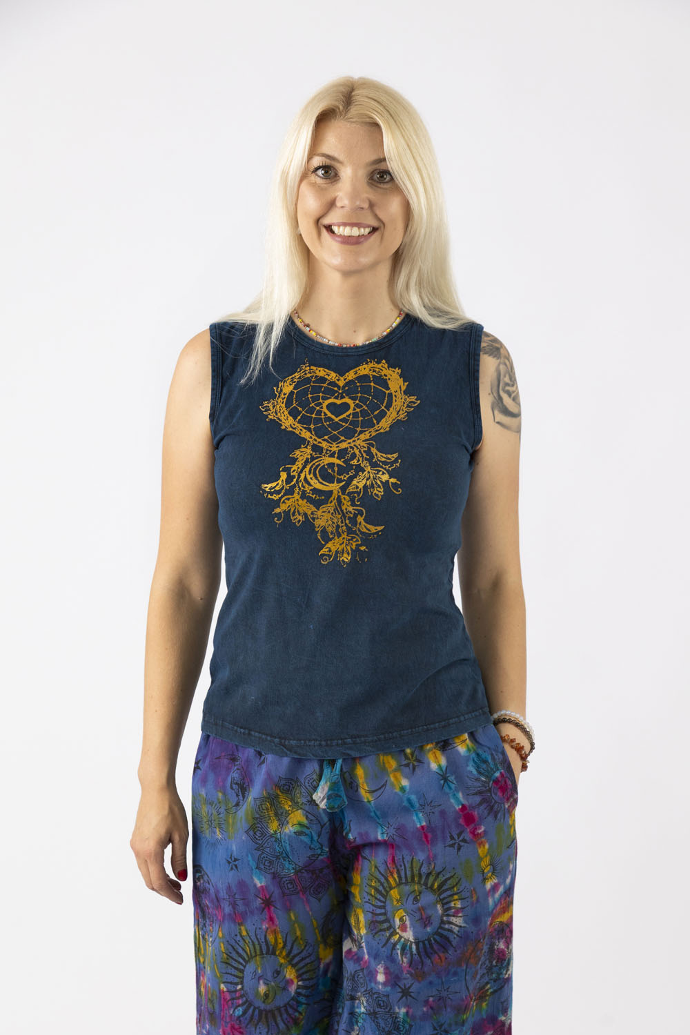 Wicked Dragon Clothing - Sleeveless hippie summer top up to PLUS size