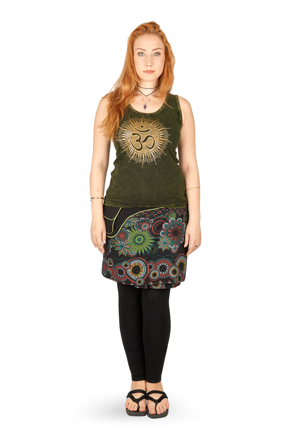 Wicked Dragon Clothing - Sleeveless hippie summer top up to PLUS size