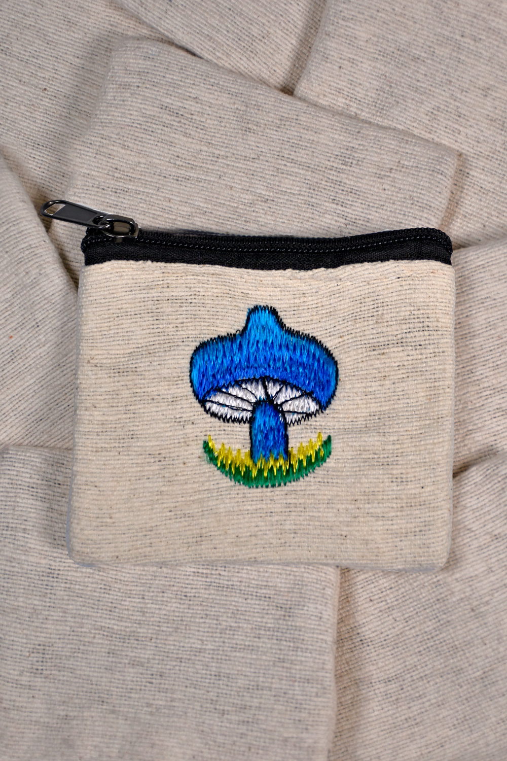 Wicked Dragon Clothing - Cotton mushroom coin purse