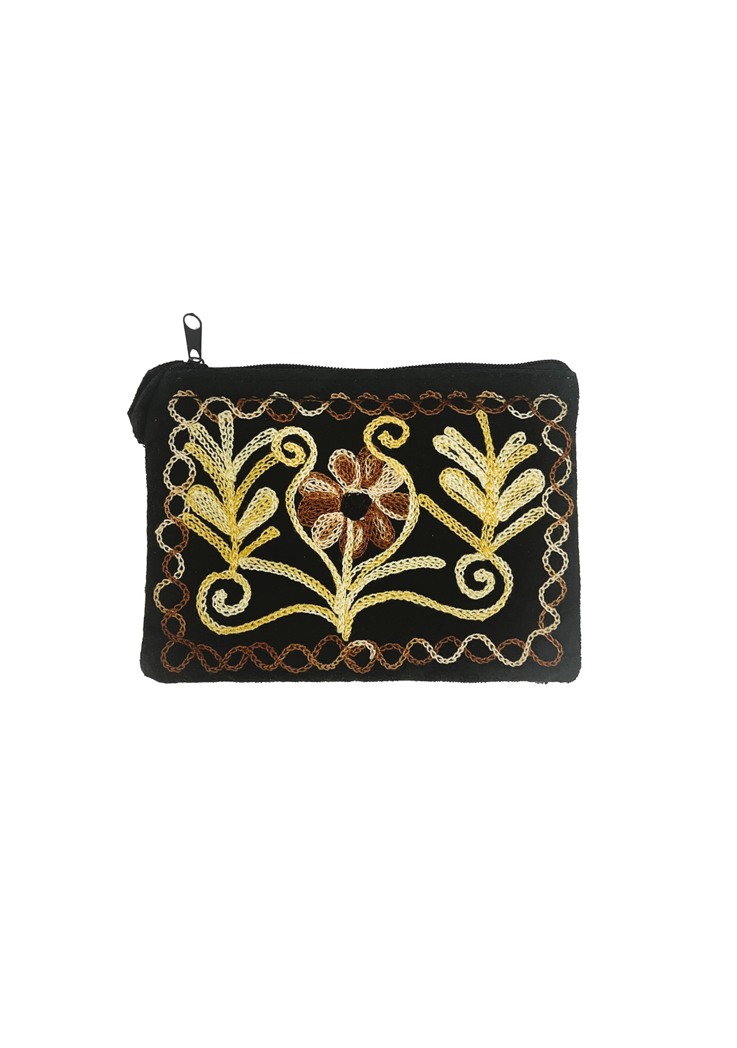 Wicked Dragon Clothing - Suede purse with embroidery