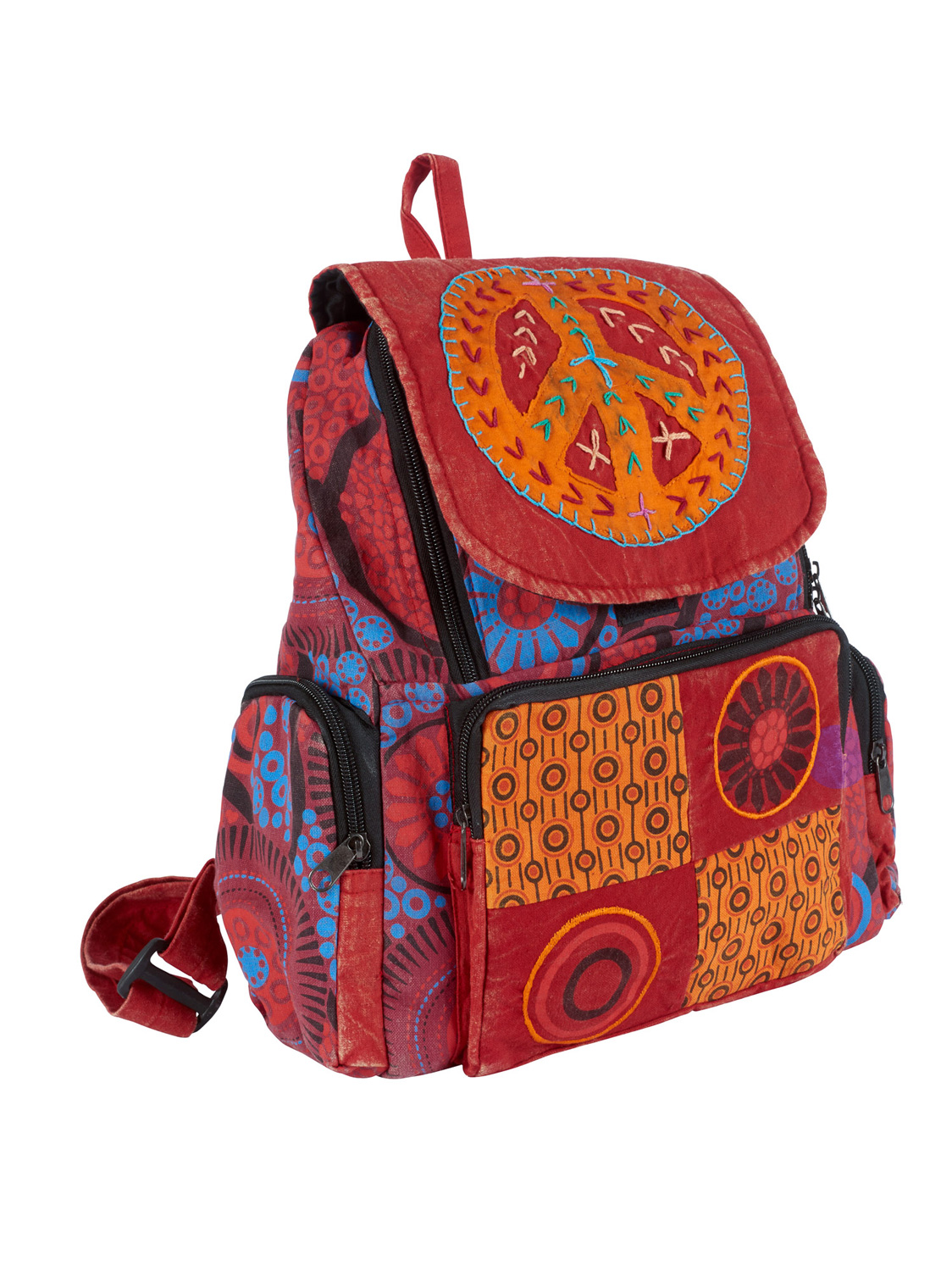 Wicked Dragon Clothing - Colourful patchwork backpack